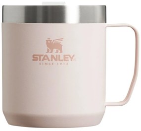 Světle růžový termo hrnek z nerezové oceli 350 ml Stay-Hot Camp Mug Rose Quartz – Stanley