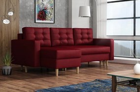 FALCO Rohová sedací souprava Ester UNI červená