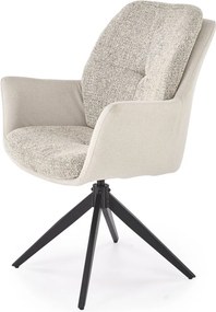 HALMAR K591 židle světle šedá