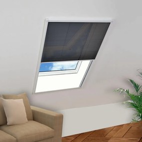 Plisovaná okenní síť proti hmyzu 80 x 160 cm 141129