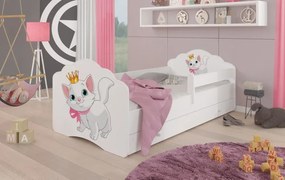 Postel s matrací, zábranou a šuplíkem CASIMO CAT 160x80