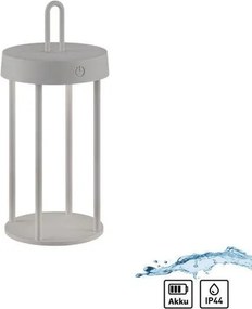 LD 19300-40 ANSELM LED stolní lampa na baterie mobilní 28cm dotykový stmívač IP44 zahradní svítidlo 2700K - JUST LIGHT