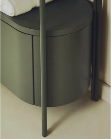 Zelená skříňka pod umyvadlo 90x81 cm Arely – Kave Home