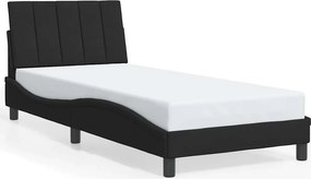 Rám postele bez matrace Hanko černý 90x190 cm samet 3207821