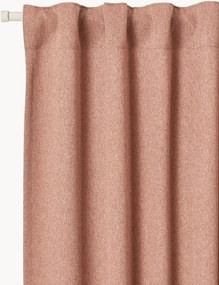 Sada neprůhledných závěsů Joan, 2 díly, Š 140 cm
