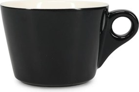 Černý porcelánový šálek na latte 280 ml Barista – BonBistro
