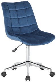 Kancelářská židle Medford - samet | modrá