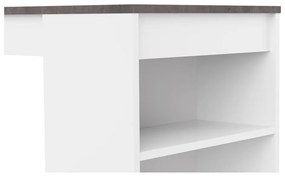 Barový stůl s deskou v dekoru betonu 50x115 cm Aravis – TemaHome