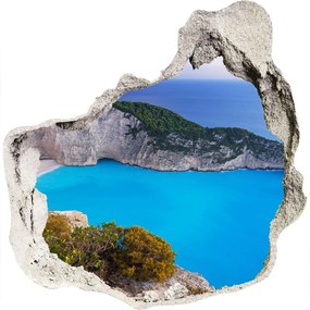 Wallmuralia Nálepka fototapeta 3D výhled Zakynthos Řecko 75x75 cm