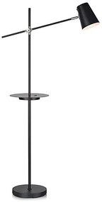 Markslöjd 107307 - Stojací lampa s USB LINEAR 1xE14/40W/230V