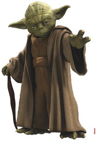 Komar Samolepky na zeď Star Wars - Yoda, 70x100cm