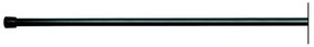 Černá tyč na sprchový závěs 109 - 190 cm Cameo M – iDesign