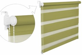 ZEBRA-SHOP Roleta DEN A NOC / MINI / STANDARD / olivová / BH 1206 Barva mechanizmu: bílá, Výška: 150, Šířka: 30