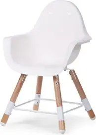 Childhome Evolu 2 Natural - White / Židlička 2v1 / od 6 měsíců do 6 le