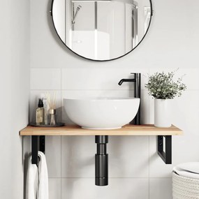 Koupelnová deska neošetřená 100x40x2 cm masivní akáciové dřevo 3279657