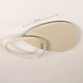 Stropní stmívatelné LED svítidlo Organic Taupe 40