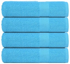 Ručníky do sprchy FROGN 4 ks tyrkysové 70x140 cm 360 g/m² 136978