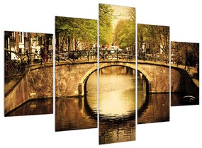 Obraz Amsterdamu (150x105 cm)