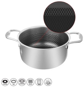 Hrnec COOKCELL nepřilnavý povrch 3vrstvý 4,8 l