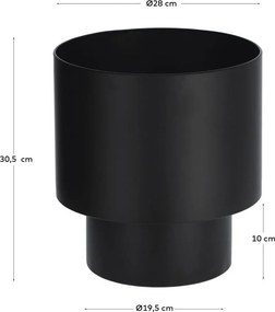 Kovový obal na květináč ø 28 cm Mash – Kave Home