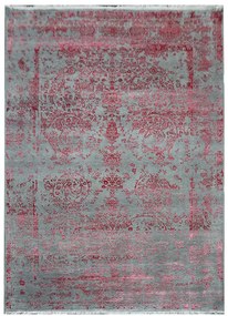 Hans Home | Ručně vázaný kusový koberec Diamond DC-JK ROUND Silver/pink - 180x275