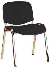 Konferenční židle Manutan Expert ISO Chrom, černá