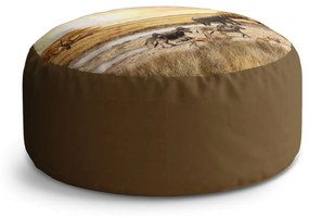 Sablio Taburet Circle Safari: 38x48 cm