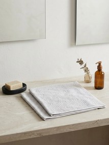 Sinsay - Sada ručníků s žakárovým vzorem 2 pack - šedá