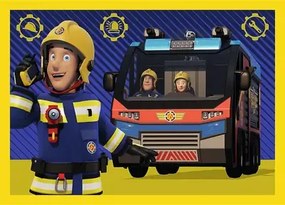 TREFL Puzzle Požárník Sam: Hasič na výjezdu 4v1 / 35, 48, 54, 70 dílků