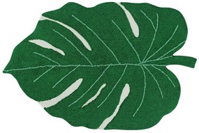 Lorena Canals bavlněný koberec list - zelený Monstera