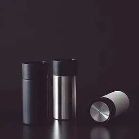 Vinga Otis bílá / Termohrnek / nerezová ocel / 300 ml