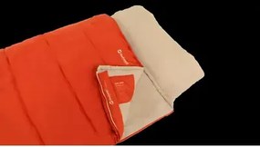 Outwell Contour Lux (Levý zip) červená / Spací pytel