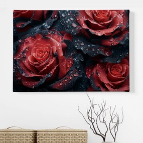 Obraz na plátně - Růže, tajemní sousedé FeelHappy.cz Velikost obrazu: 60 x 40 cm