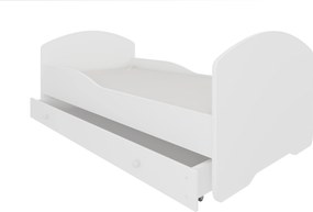 ADRK Furniture Postel s matrací a zásuvkou PEPE 160x80