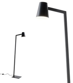 REDO Group 01-1557 Mingo, černá čtecí lampa v severském stylu, 1x42W E27, výška 150cm