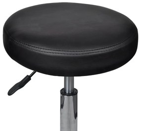Kancelářské stoličky 2 ks černé 35,5x84 cm umělá kůže,  277176