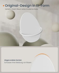 Set čtyř háků na oblečení LCR039W01 (4 ks)