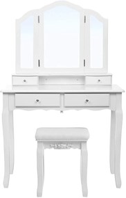 EmaHome Toaletní stolek RDT07W / bílá