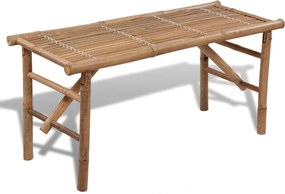 vidaXL Skládací zahradní lavice 118 cm bambusová [41503]