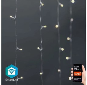 Nedis SmartLife LED Wi-Fi Teplá bílá 200 LED 3 m Android / IOS WIFILXC01W200