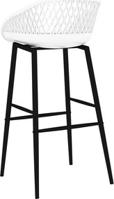 vidaXL Barové židle 4 ks [248162] Barva: Černá a hnědá