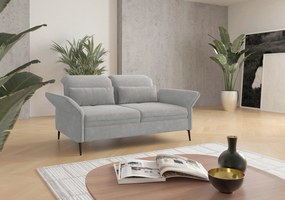 XXXLutz 2,5SEDÁK, textil, světle šedá Sit & More - Pohovky - 00014401186R