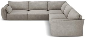 Světle šedá rohová pohovka (variabilní) Vanda – Mazzini Sofas