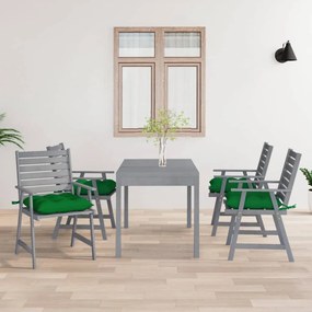 Zahradní jídelní židle s poduškami 4 ks masivní akáciové dřevo,  3078424