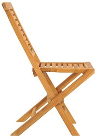 Skládací zahradní židle 2 ks 47x63x90 cm masivní teakové dřevo,  362755