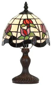 Stolní lampa Tiffany FLOWERS Clayre &amp; Eef 5LL-5619