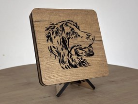 Li-Go "Ohař" lampa 19x19cm provedení povrchu: dub
