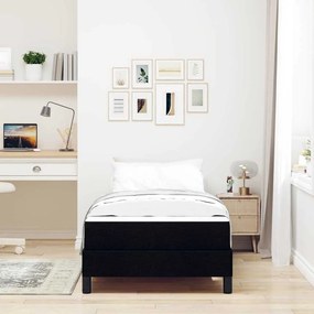 Postel s boxspringem Černá 90 x 190 cm textil 3398453