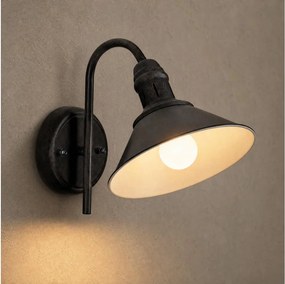 Brilagi - Nástěnná lampa FORGE 1xE27/60W/230V černá