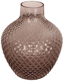 OnaDnes -20% Time for home Hnědá skleněná váza Bellona 25 cm L